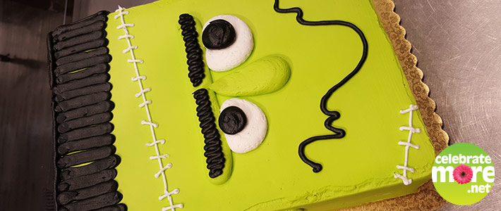 Simple Frankenstein Cake | CelebrateMORE.com